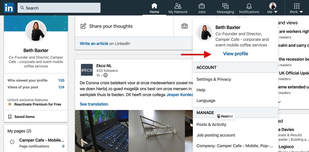 How to set up a LinkedIn profile | The Blurb | Marketing Technology Blog
