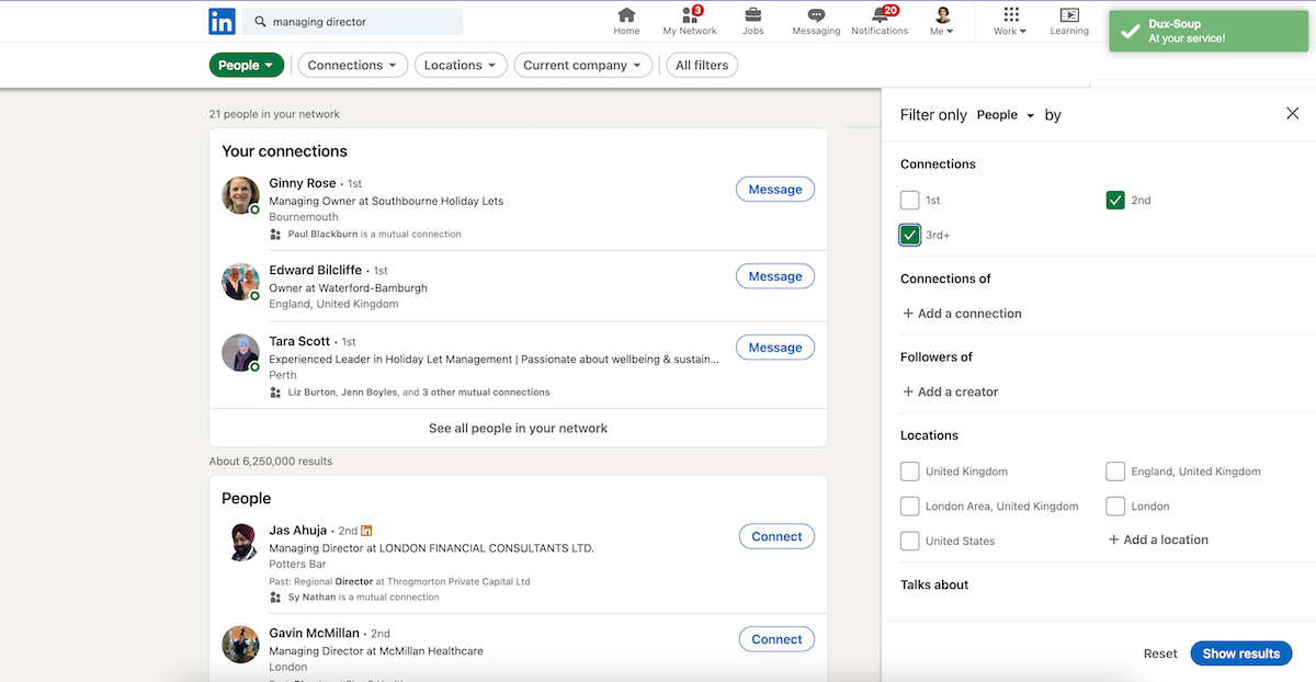 How to automate Linked connection requests